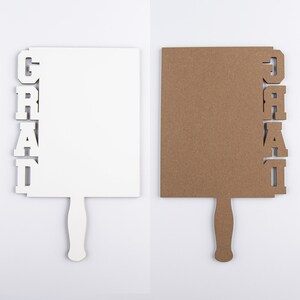 5 Pack Sublimation MDF Graduation Fan | Sublimation Blank MDF ...