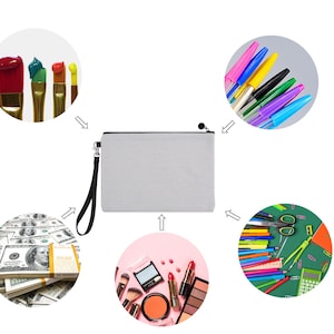 Sublimation Make up Bag, Sublimation Pencil Pouch, Sublimation Blank ...
