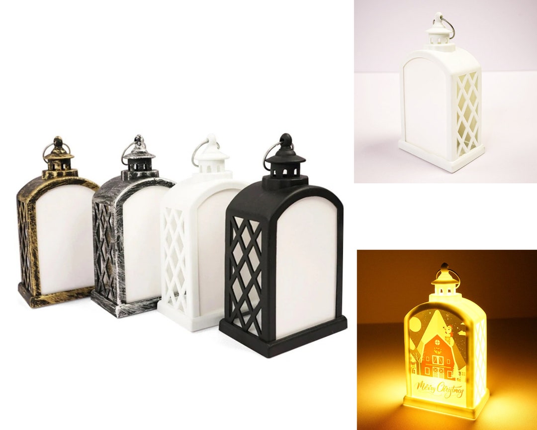 Sublimation LED Lantern Blanks for Christmas Halloween Custom ...