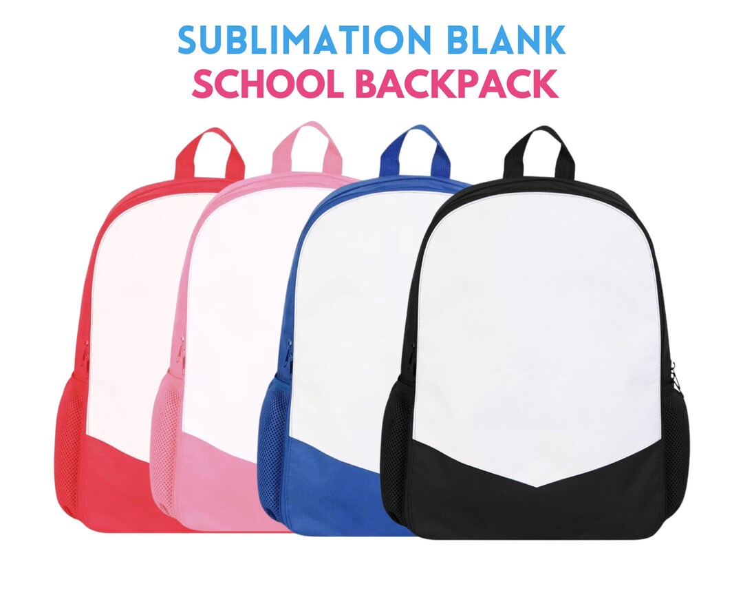 17" Sublimation Backpack Blanks | Sublimation Backpack for School ...