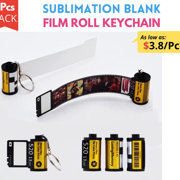Sublimation Memory Film Keychain - Etsy