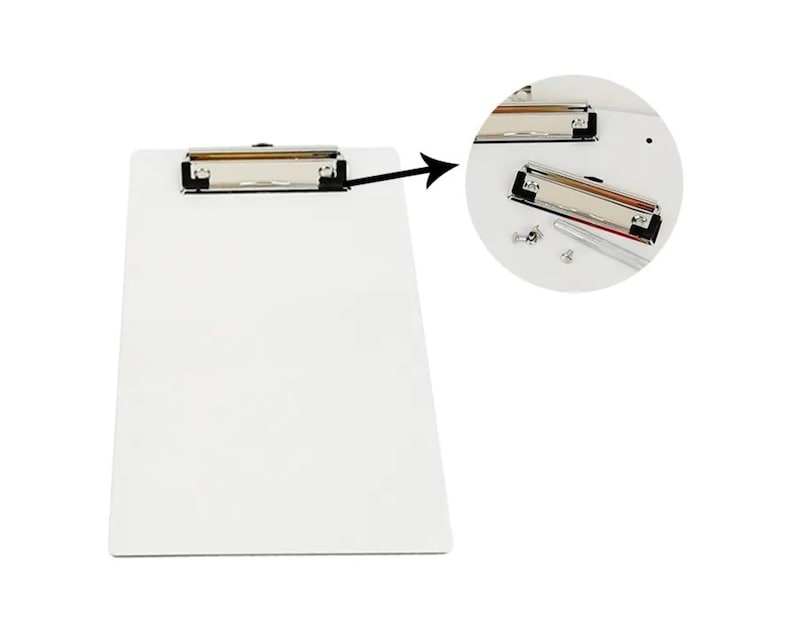 5 Pack Sublimation MDF A4 Size Clipboard | Flat Clip Hardboard ...