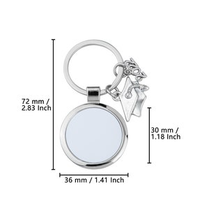 10 Pack Sublimation Graduation Keychain Blanks Sublimation Grad ...