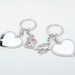 Sublimation Keyring Blank | Heart Shape Couple Keychain With Forever ...