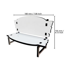 5x Pack Memorial Bench Sublimation Blanks | MDF Hard Board Memorial ...