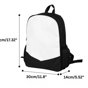 17" Sublimation Backpack Blanks | Sublimation Backpack for School ...