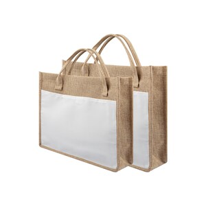 Sublimation Blank Tote Bag | Custom Jute Burlap Tote Bag | Jute Beach ...