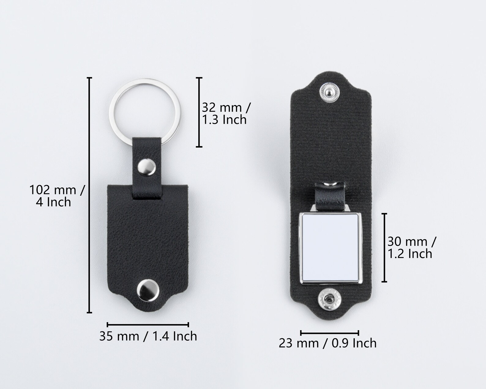 Faux Leather Keychains Sublimation Blank | Sublimation Keychain Blanks ...