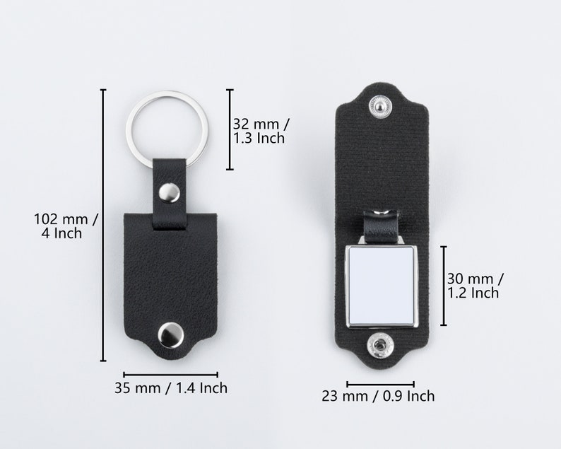 Faux Leather Keychains Sublimation Blank Sublimation | Etsy