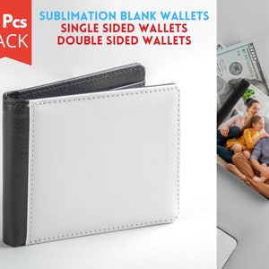 10x Pack Sublimation Wallet Blanks | Sublimation Blanks Bi Fold Men's ...