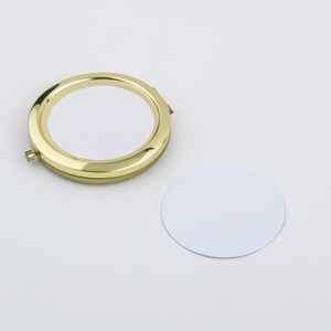 Sublimation Make up Mirror | Sublimation Blank Pocket Mirror ...