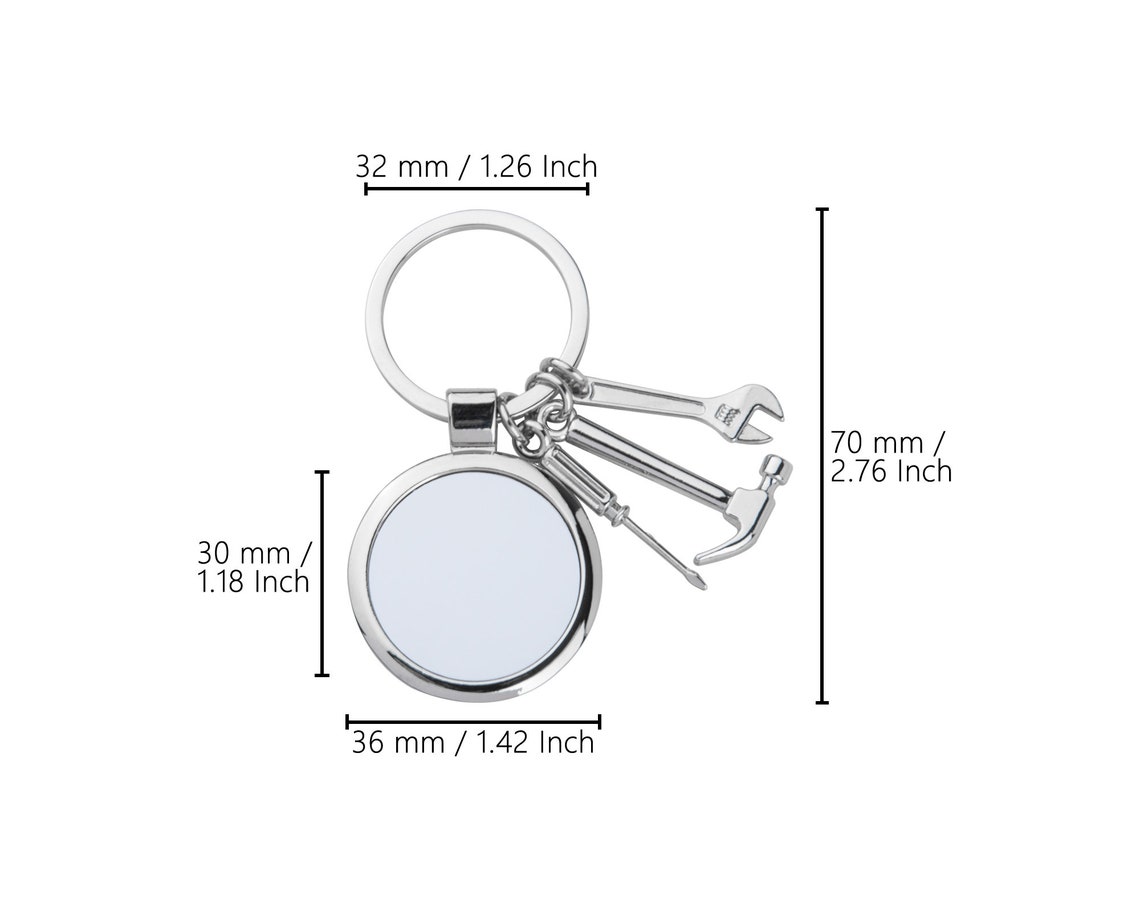 Sublimation Key Chain Blank Sublimation Key Holder Toolkit - Etsy