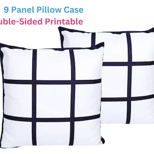 5x Pack 16 Inch Sublimation Throw Panel Pillow Case Blanks | Polyester ...