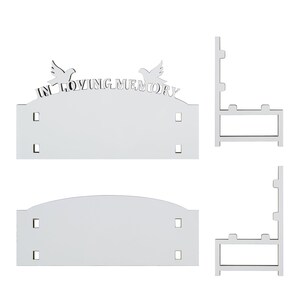 5x Pack in Loving Memory Sublimation Memorial Bench Blanks | MDF Hard ...