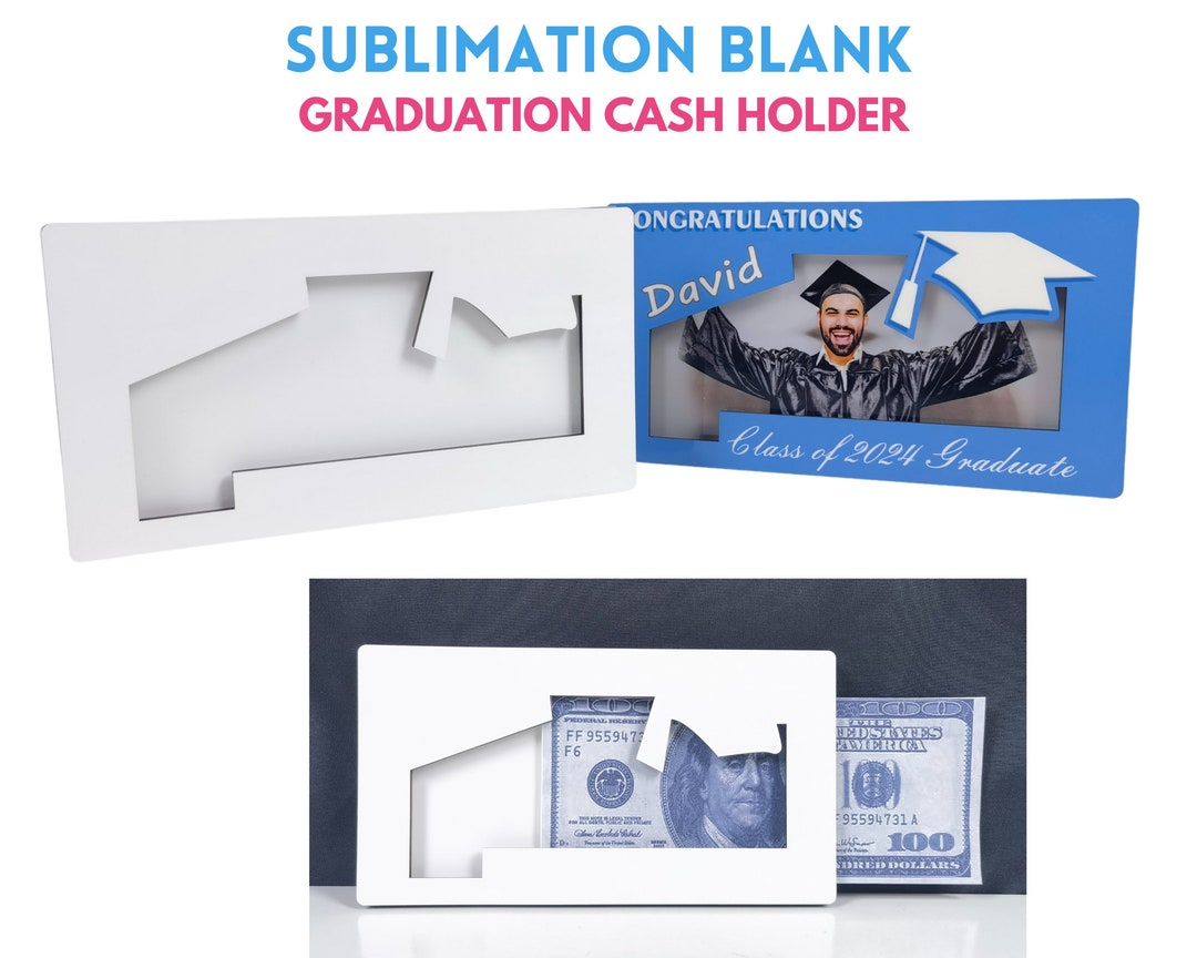 Sublimation Blank Graduation Cash Holder | Personalized Graduation ...