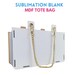 Sublimation MDF Tote Bag | Blank Wooden Handbag With Chains | Custom ...