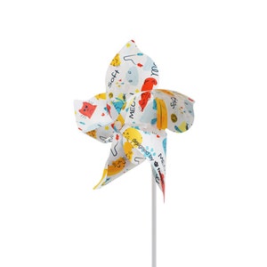 10pcs Pack Sublimation Windmill Blanks | Custom Blank Plastic Windmill ...