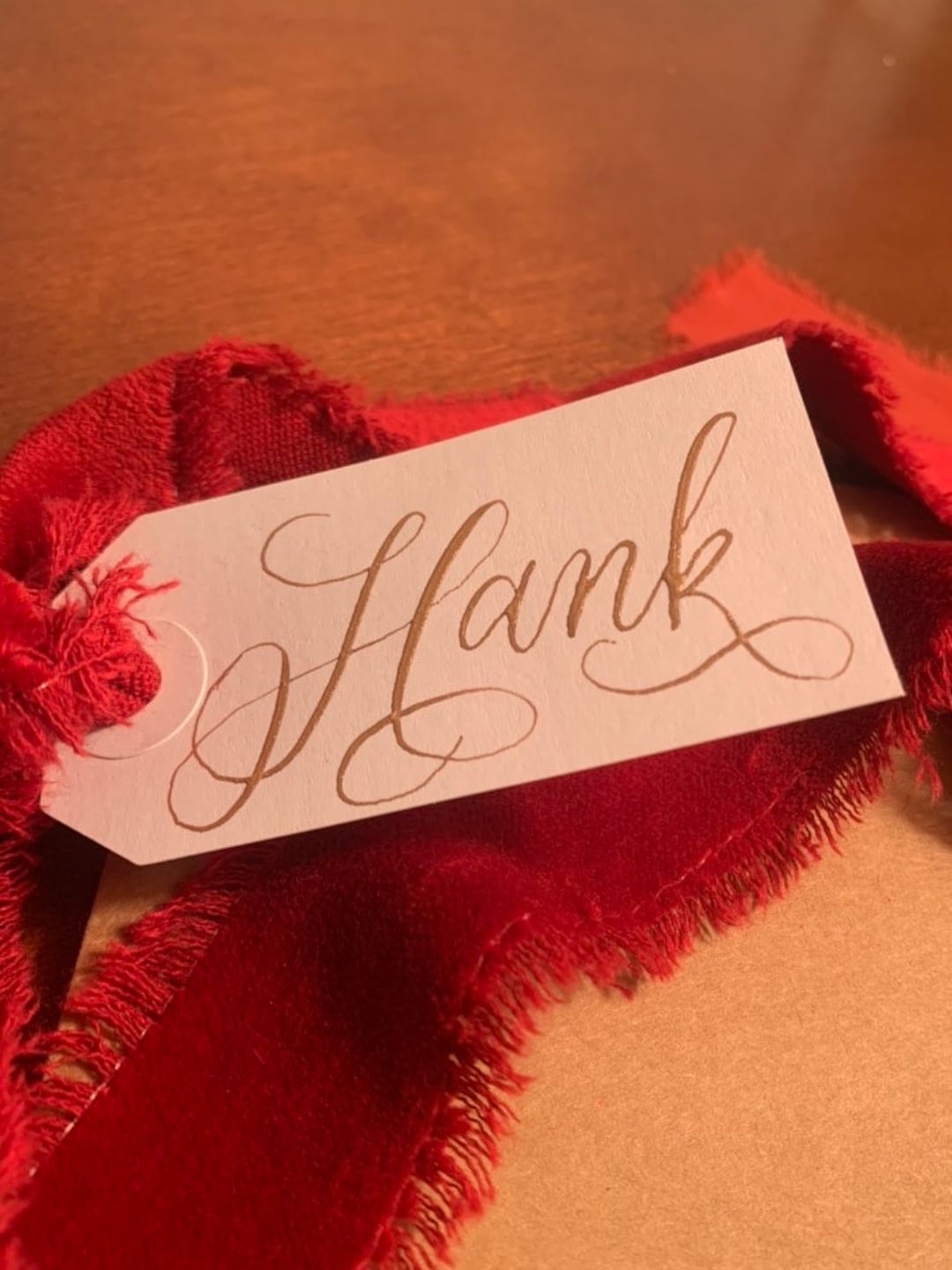 White Gift Tags With Gold Calligraphy - Etsy