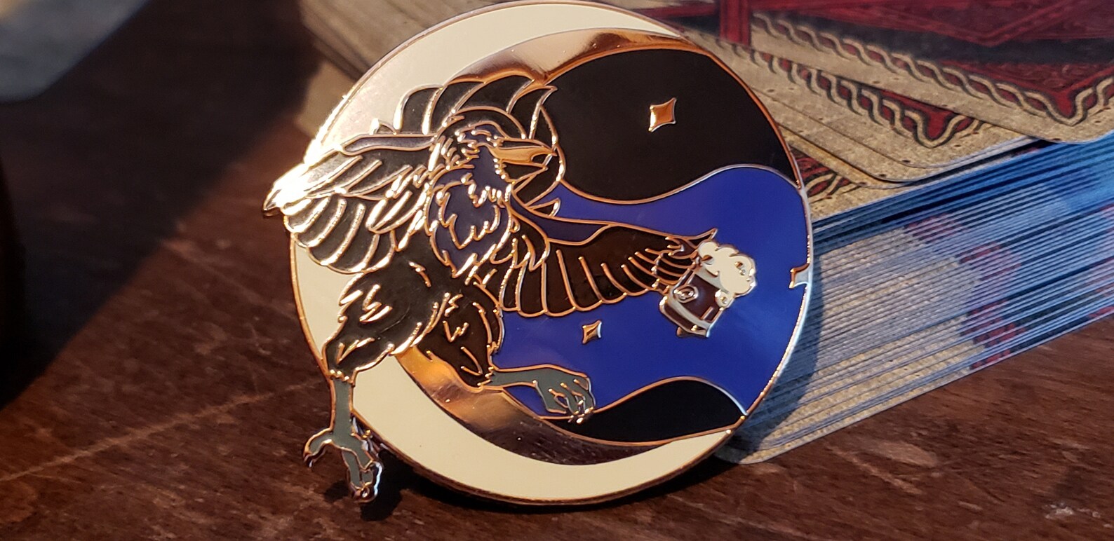 The Arcana Shop and Rowdy Raven 1.5 Inch Gold Plated Hard | Etsy