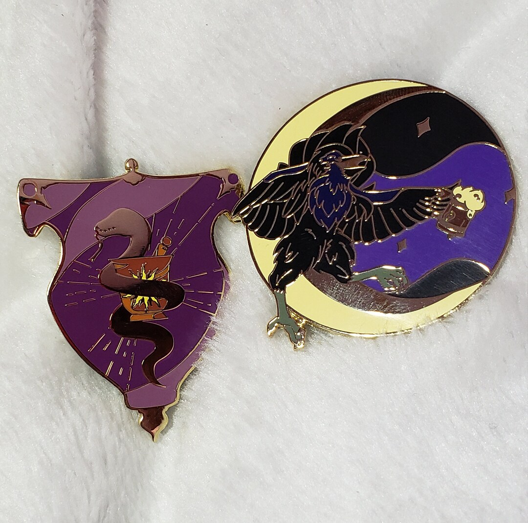 The Arcana Shop and Rowdy Raven 1.5 Inch Gold Plated Hard Enamel Pins ...