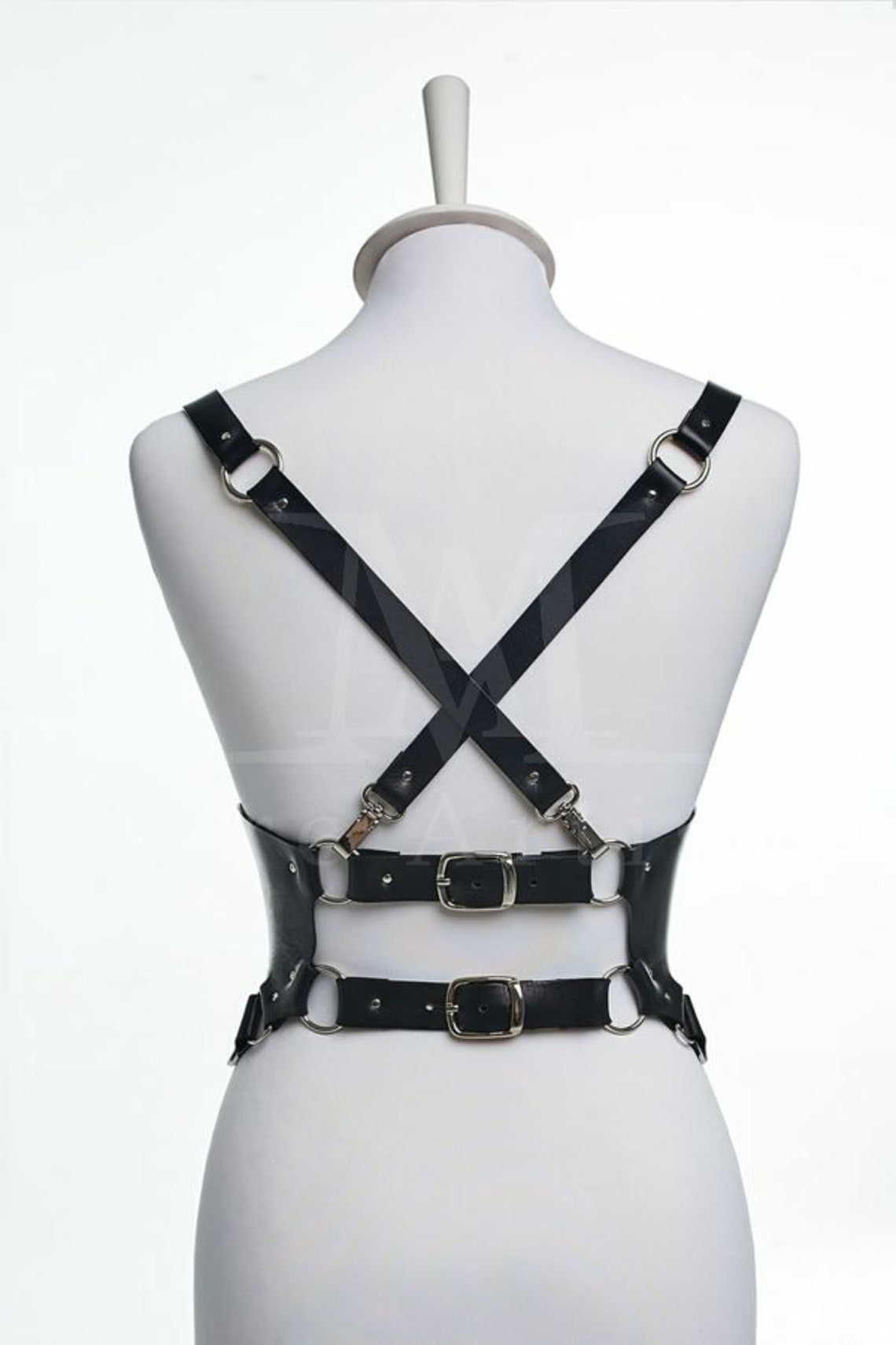 Women Leather Harness Body Belt Bdsm Body Harness Hot Genuine Etsy