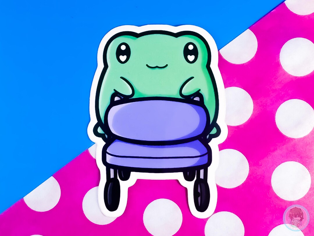 Rollator Frog Sticker, Cane, Disabilities, Disabled, Mobility Aid ...