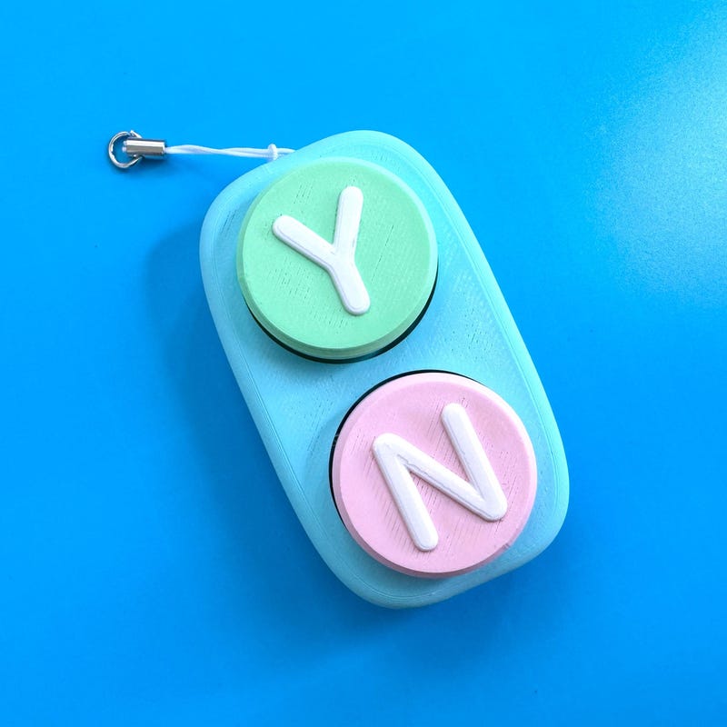 Bluey Yes No Button - Etsy