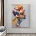Handmade Abstract Man Portrait Oil Painting on Canvas Modern Abstract ...