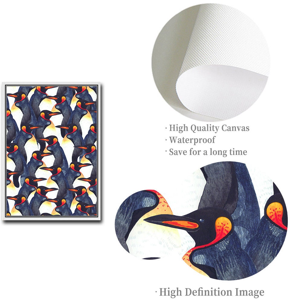 Watercolor Penguin Print Nursery Wall Art Baby Animal Prints - Etsy