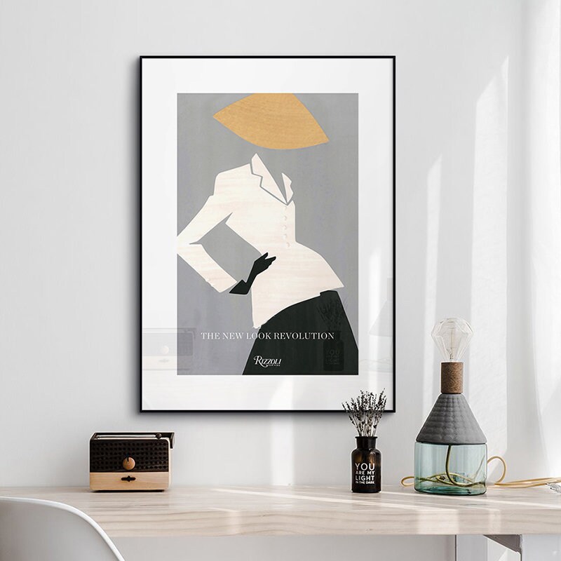 Modern Fashion Figure Model Canvas Paintings Make up Wall Art Pictures ...