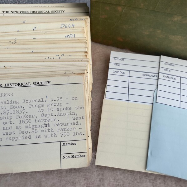 Library Card Catalog - Etsy