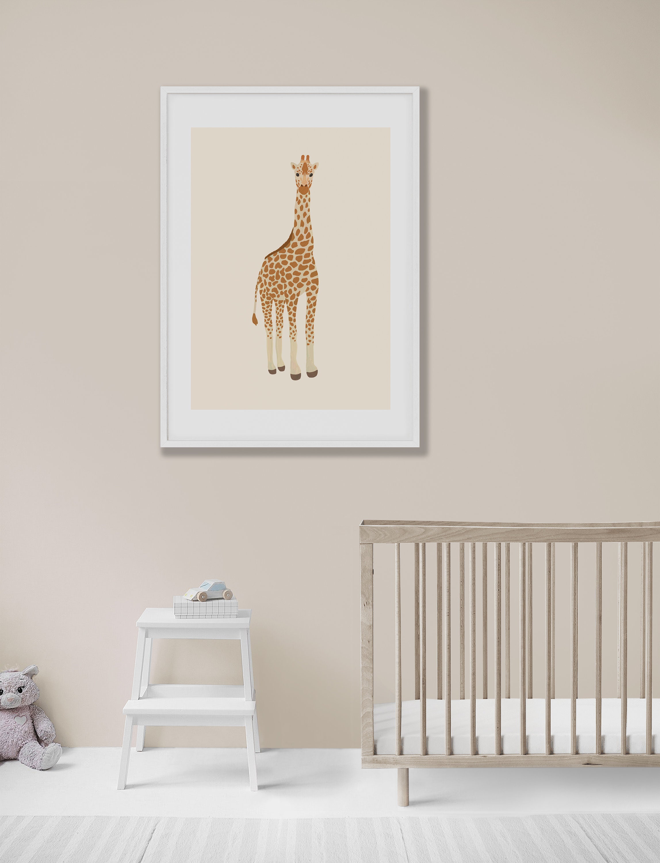 Printable Giraffe Wall Art Giraffe Poster Nursery Animal - Etsy
