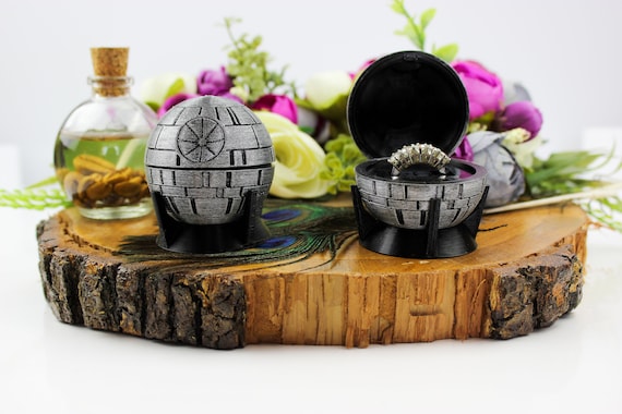 Death Star Ring Box for Weddings or Marriage Proposals | Etsy