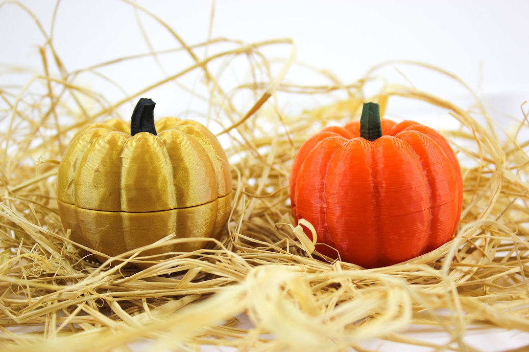 Pumpkin Ring Box | Hinged Pumpkin Ring Box | Squash Ring Box | Gold ...