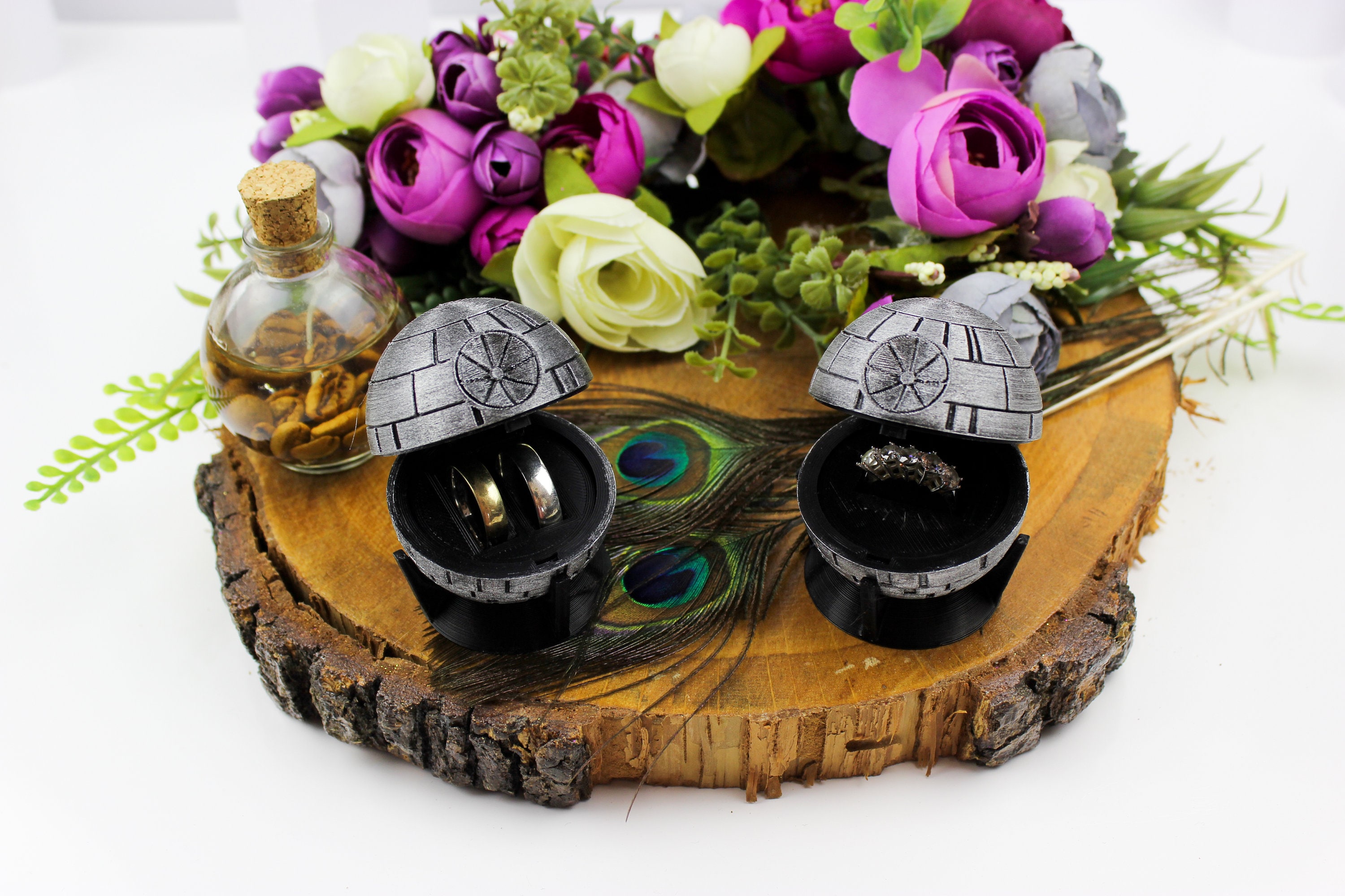 Star Wars Ring Box | for Weddings or Marriage Proposals | Stand and ...