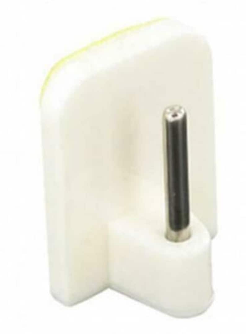 10 Pack Self Adhesive Curtain Rod Hook End White Window Net - Etsy UK