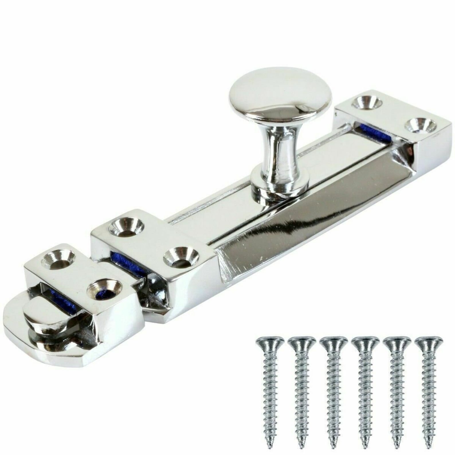 HEAVY DUTY CHROME Door Bolt 100mm/4 Bathroom Gate - Etsy UK