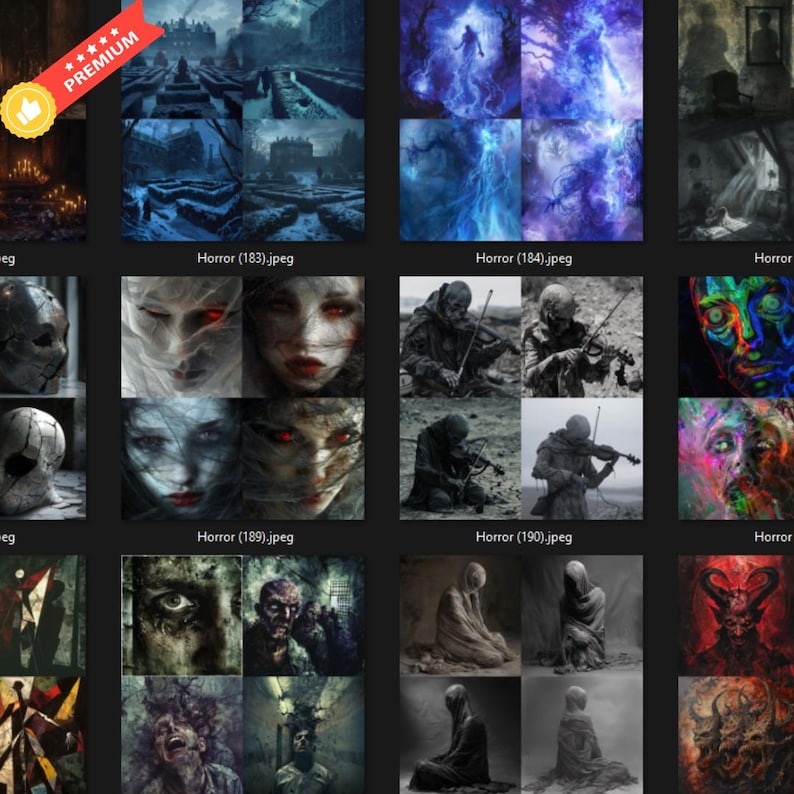 444 Horror Midjourney Prompts Vol 4, Dark and Gothic AI Art Guide ...