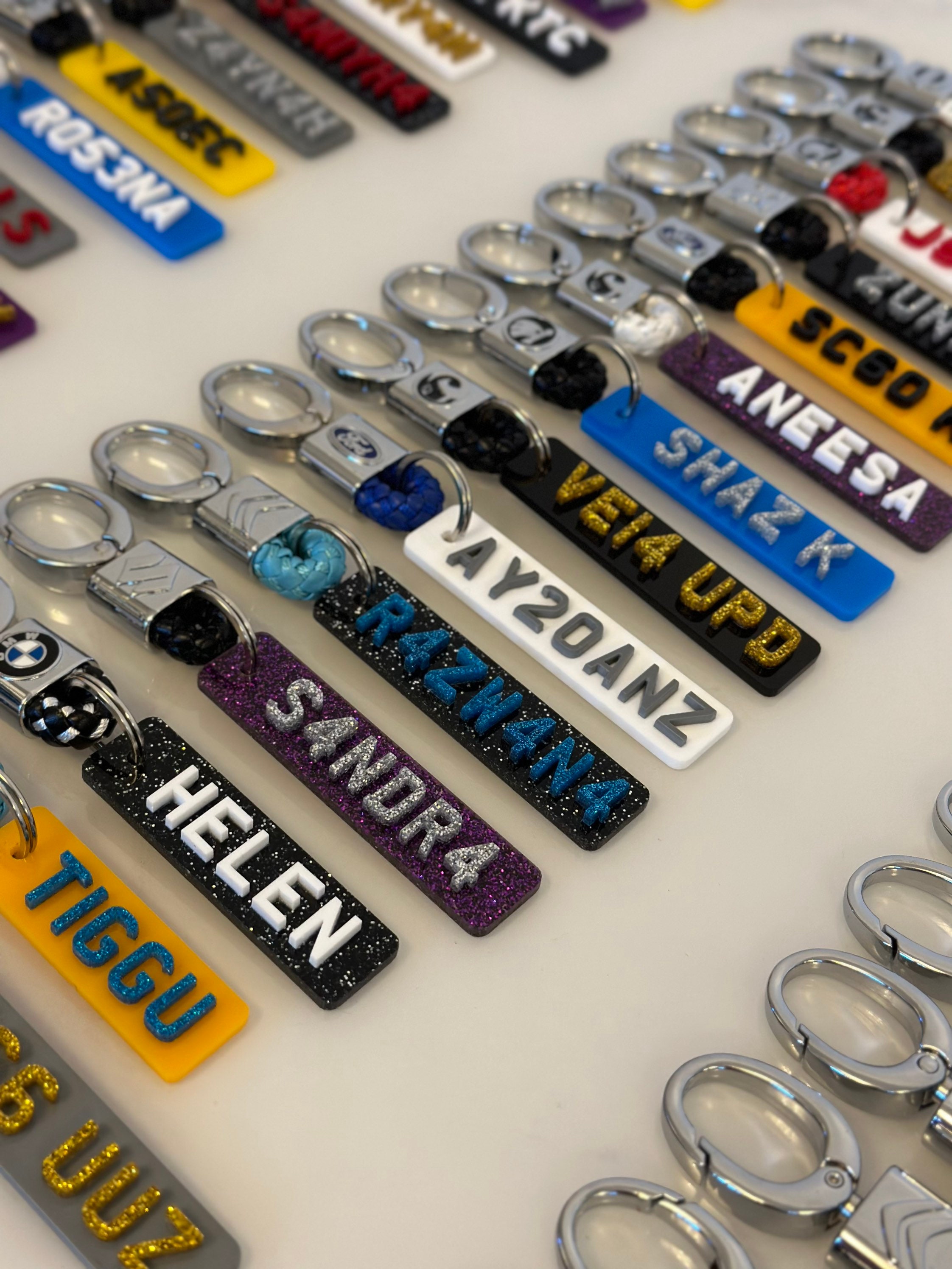 License Plate Keychain Eid Gift Personalised Keychain - Etsy UK