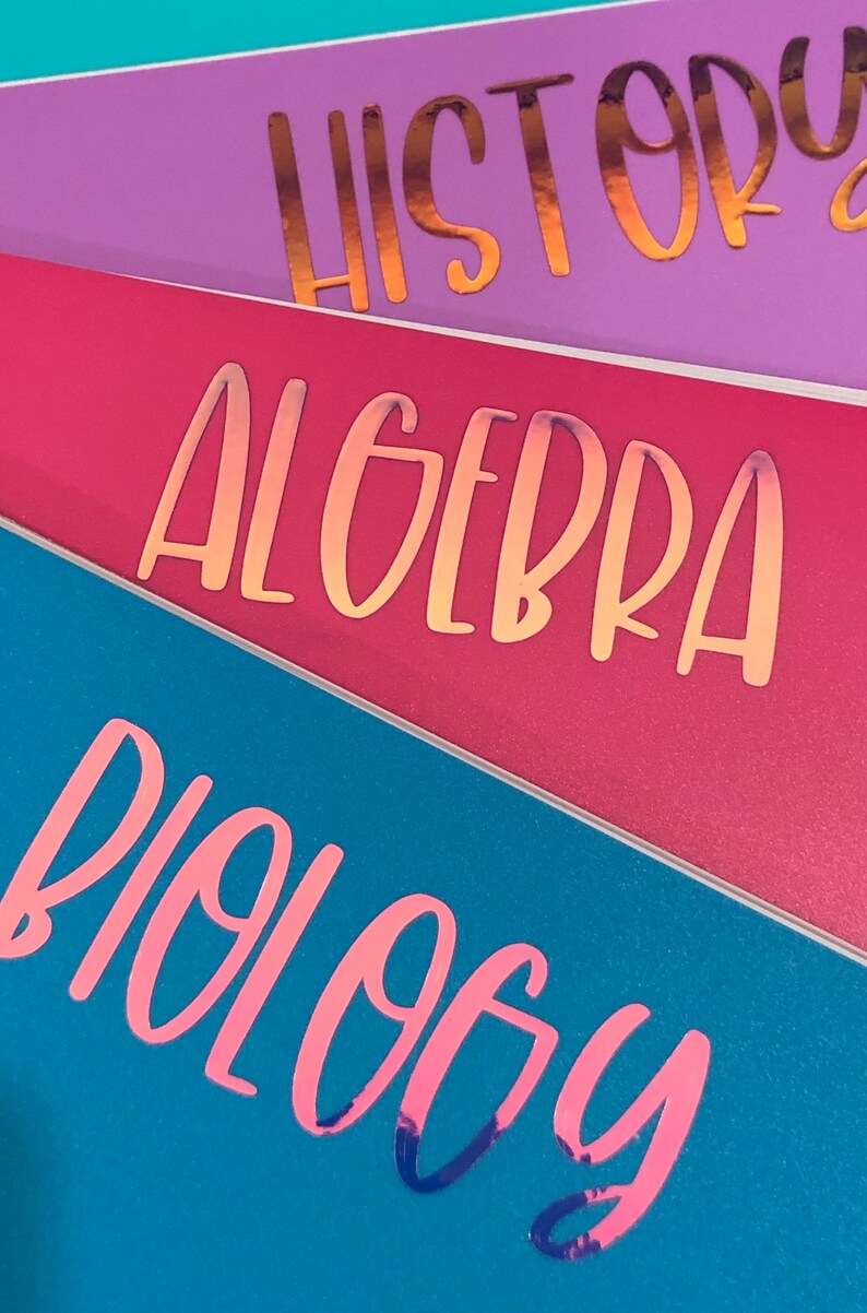 School Vinyl Decals - Class Decal - School Class Decals - School Course ...