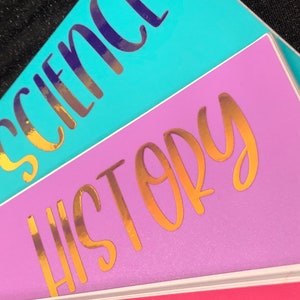 School Vinyl Decals - Class Decal - School Class Decals - School Course ...