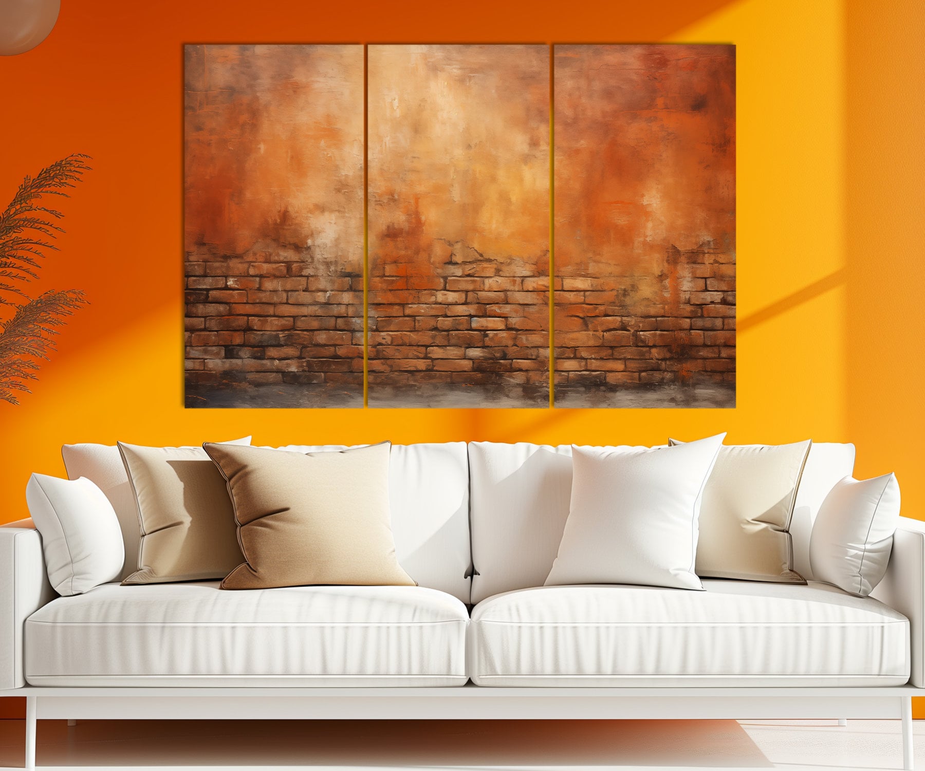 Brick Wall Print,brick Wall Poster,brick Wall Painting,brick Wall Print ...