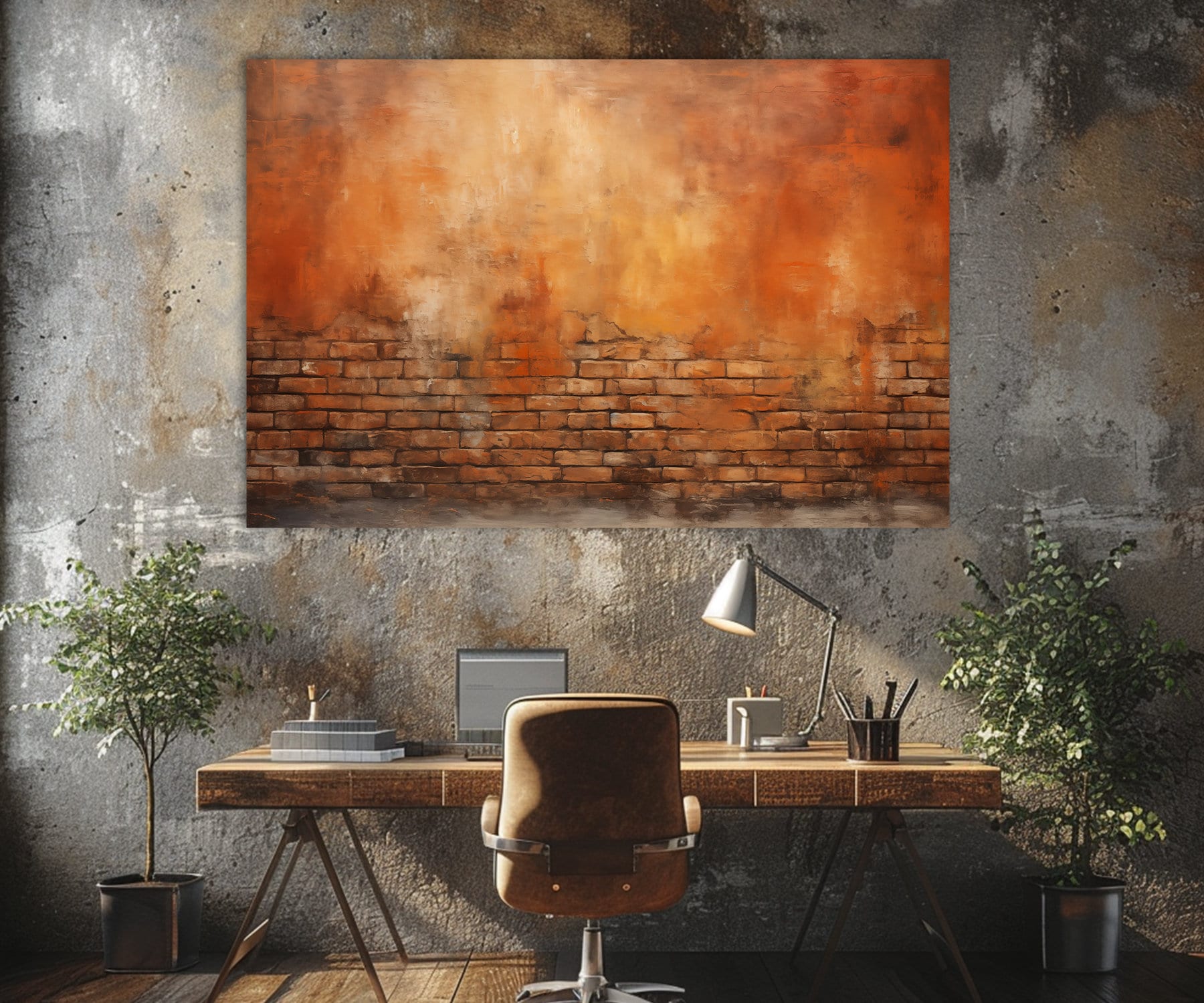 Brick Wall Print,brick Wall Poster,brick Wall Painting,brick Wall Print ...
