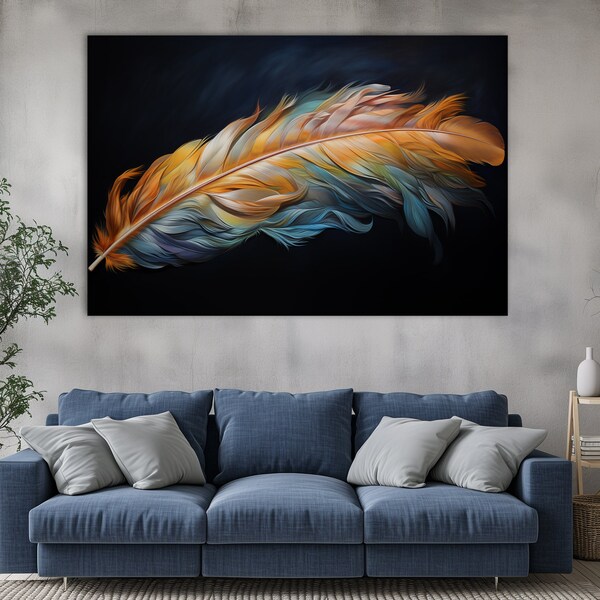 Feather Poster - Etsy