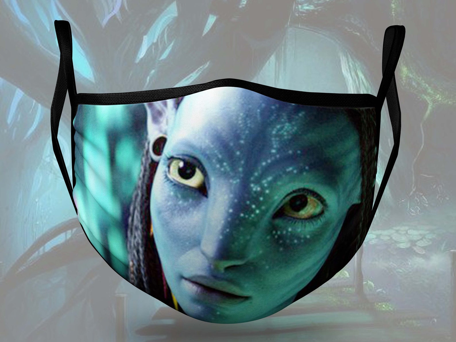 Avatar Movie Mask Avatar Adjustable Ear Loops FV9864 | Etsy