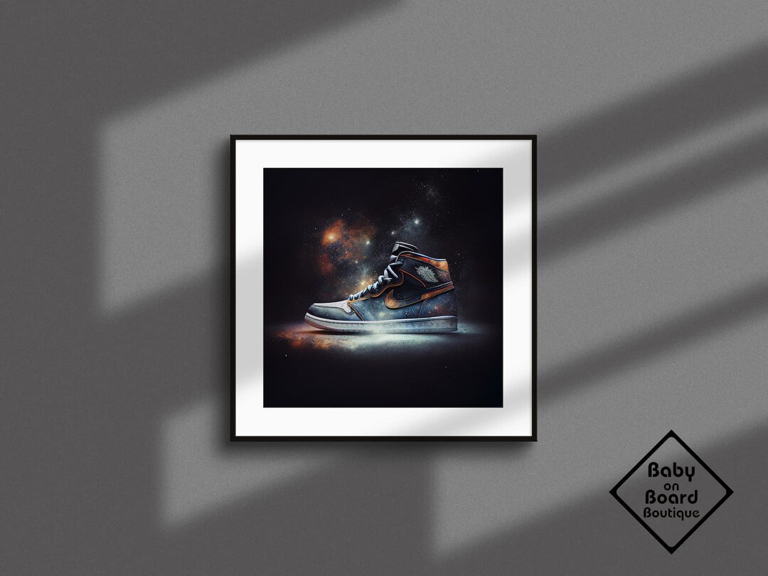 Air Jordan 1 Galaxy Space Print Wall Art - Etsy