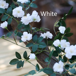 Trailing Rose Vine Arrangement, Artificial Climbing Flower, Wall ...