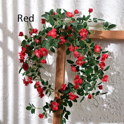 Artificial Climbing Rose Vine With Bud Hanging Wall Fake - Etsy