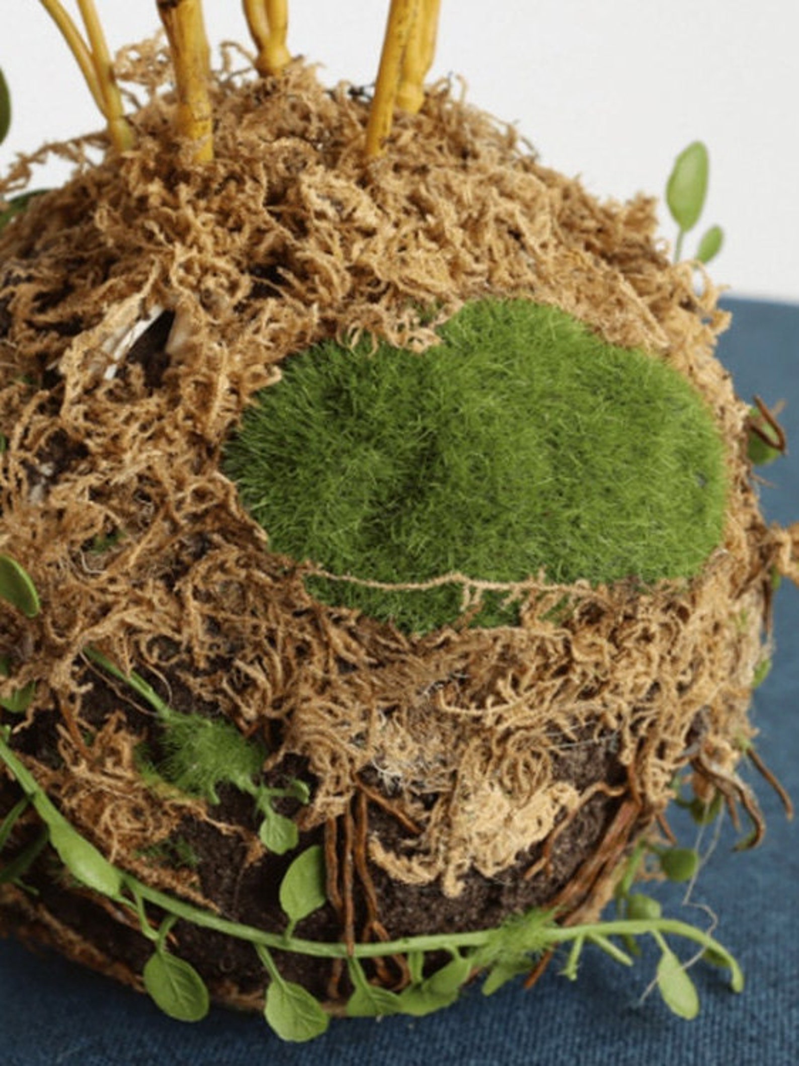 Bamboo Bonsai Artificial, Realistic Fern Root Ball Plant, Home Greenery ...