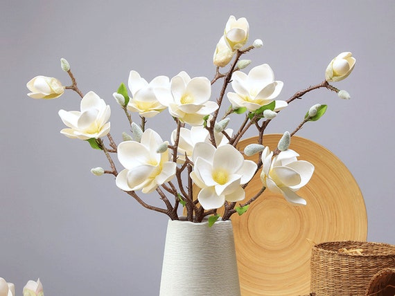 Artificial magnolia flower store